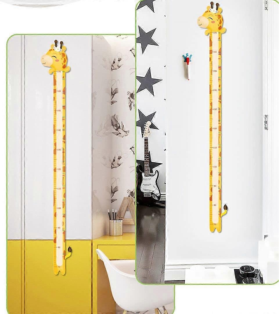 Height Growth Chart Kids Animals Measuring Height Indicator Tape Ruler ...