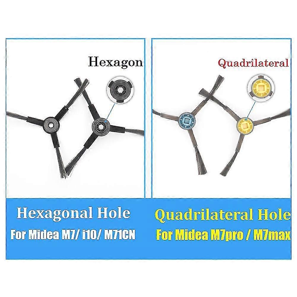 15pcs For M7/ I10/ M71cn / M7pro /m7max Vacuum Cleaner Main Side Brush ...