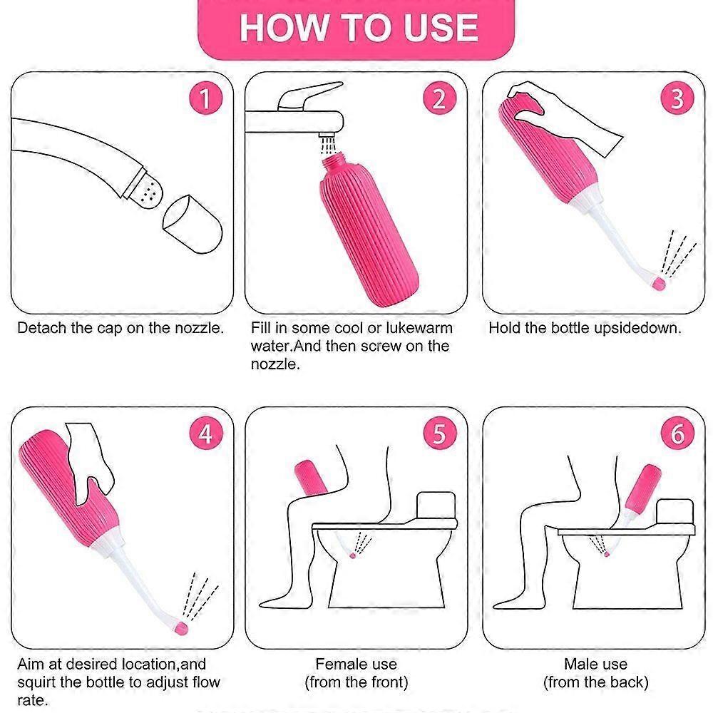 Portable Bidet Sprayer/Peri Bottle for Postpartum Perineal Care-hemmoroid 500ML | Fruugo UK