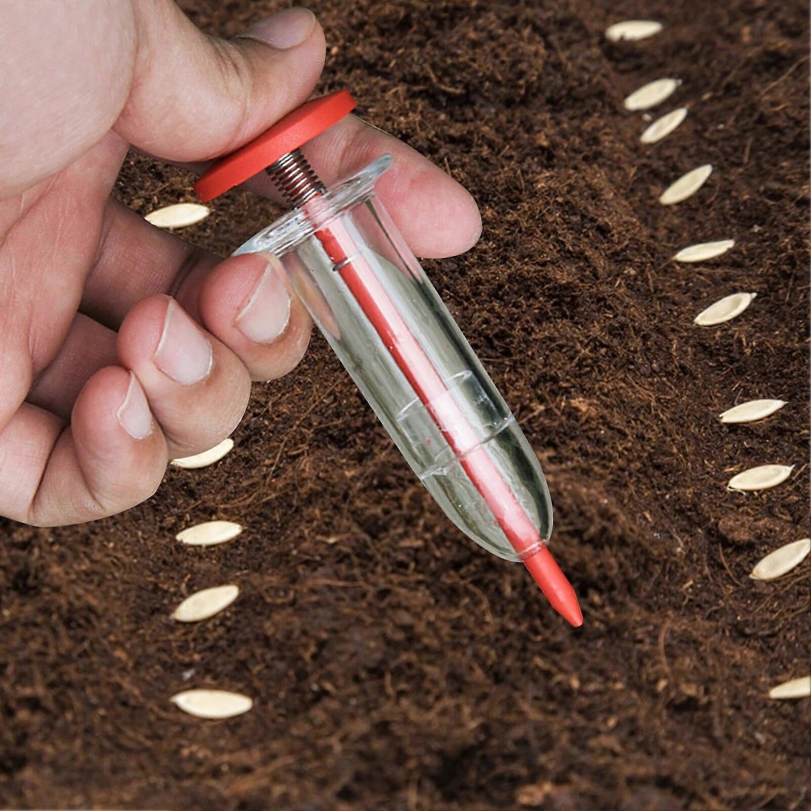 Syringe Seeder Mini Sowing Seed Dispenser Garden Seed Sower Planter ...