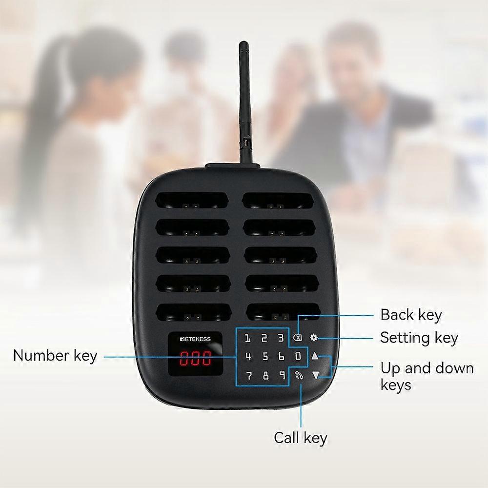 RETEKESS TD175S Restaurant Waiting Pager Set Beeper Buzzer Wireless ...