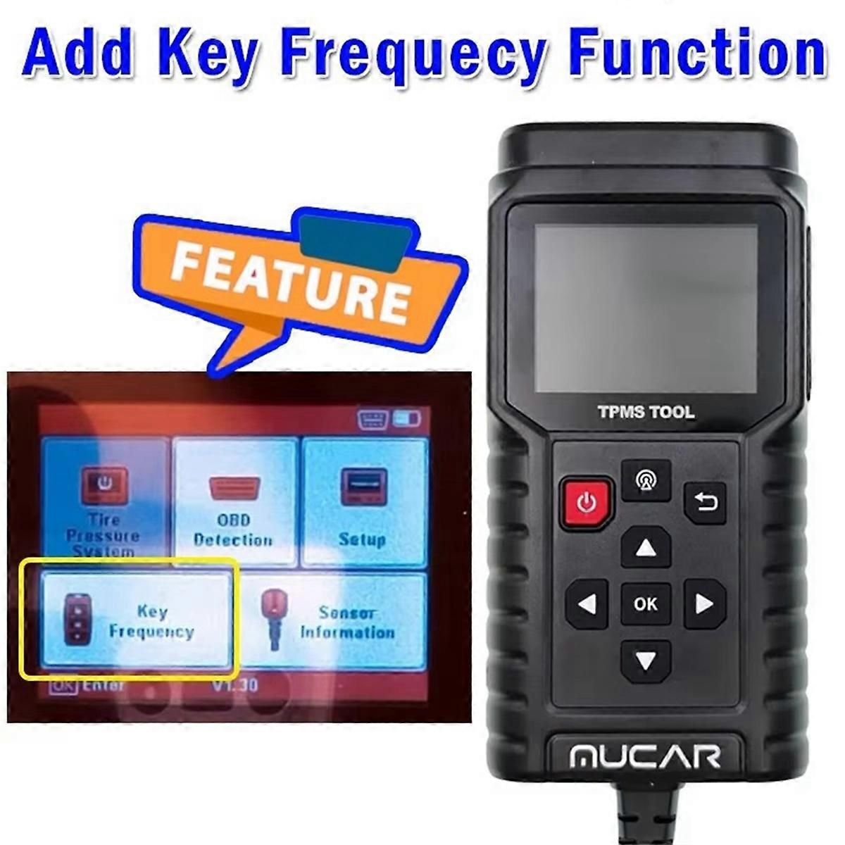 MUCAR Car Tire Pressure Diagnosi Tool TPMS Sensor Supports Japanese ...