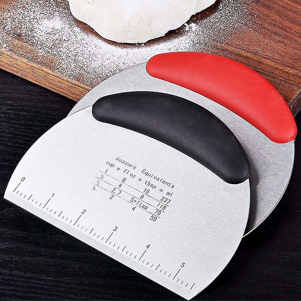 Stainless Steel Dough Scrapers Cream Smooth Cake Spatula Baking Scraper ...