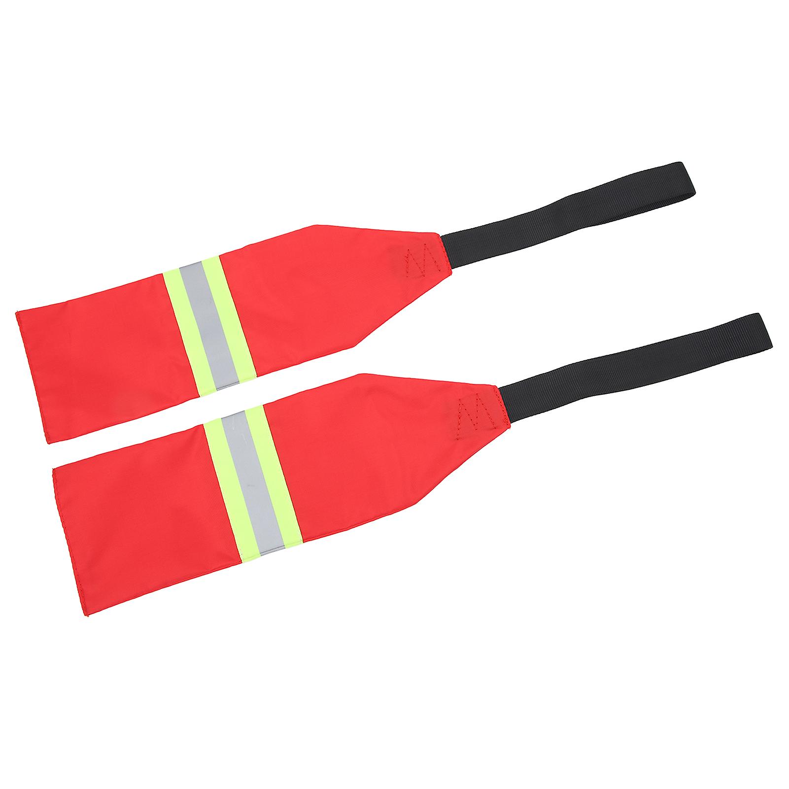 Collapsible Kayak Safety Flag - 2PCS Oxford Fabric Red Warning Color ...