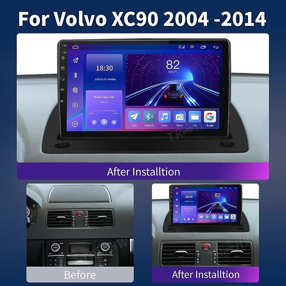 For Volvo Xc90 2004-2014 4g Car Multimedia Gps 2din Autoradio Wireless Carplay Android Auto ...