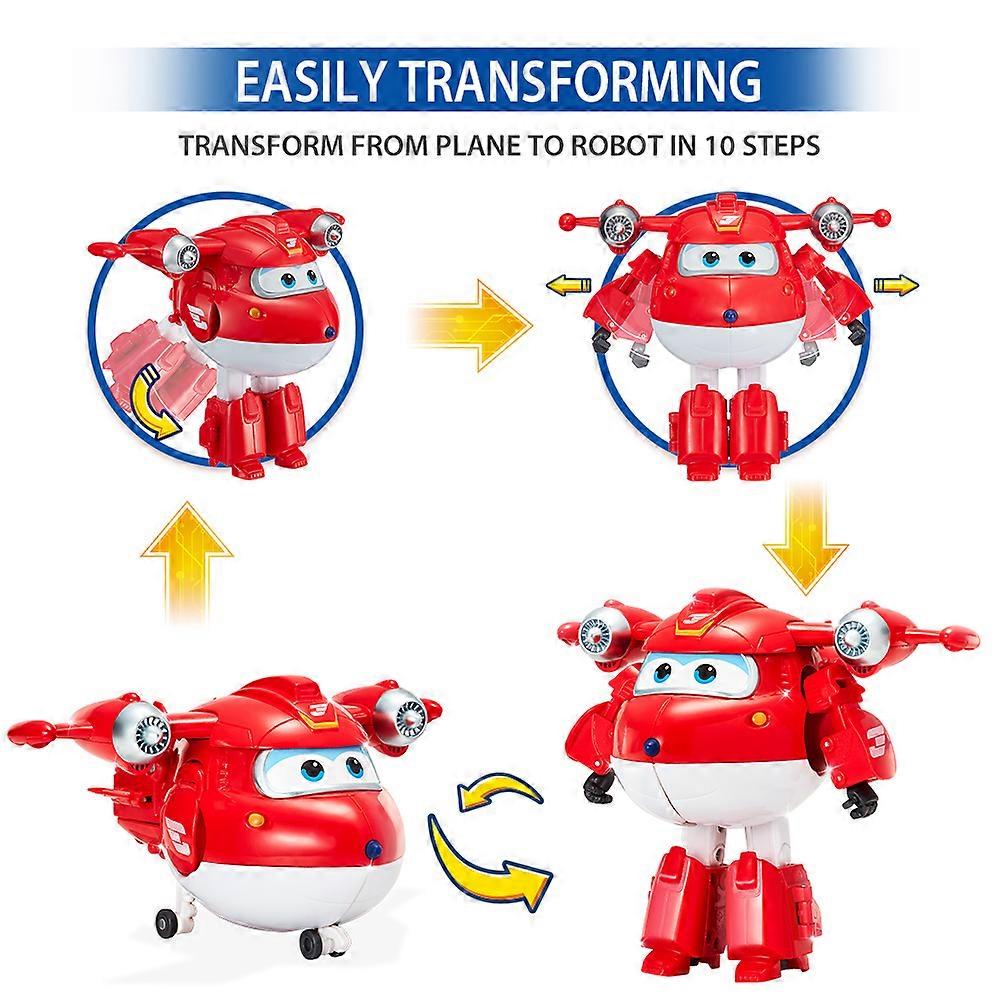 5 Inches Transforming Supercharged Jett & Mini Magnetic Transforming ...