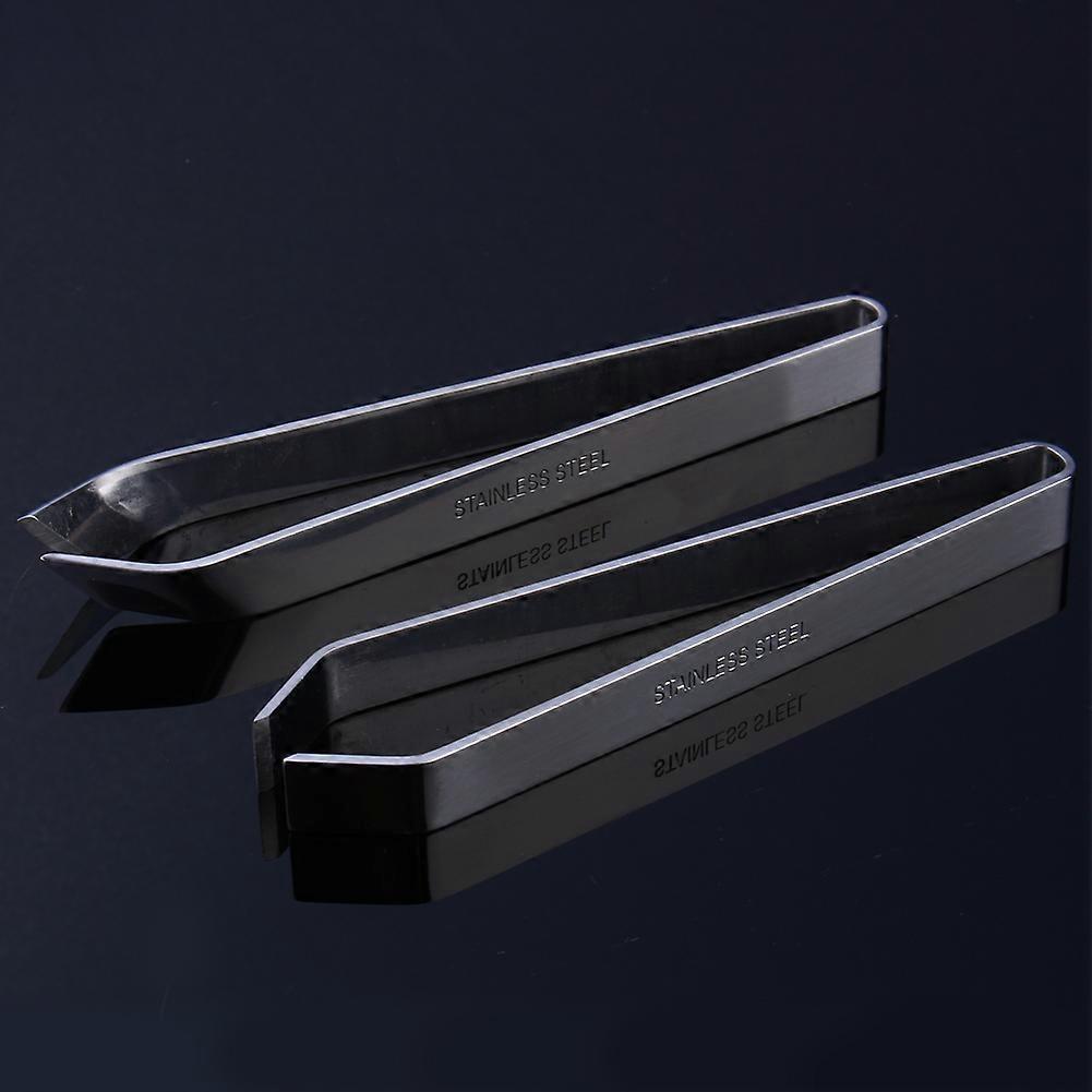 Stainless Steel Fish Bone Remover Slant Tweezer Tongs Pick up Craft ...