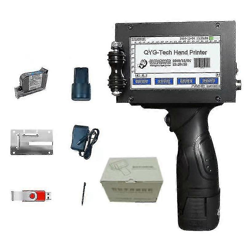 Expiry Date Handheld Inkjet Printer Logo Portable Printing Machine Mini ...
