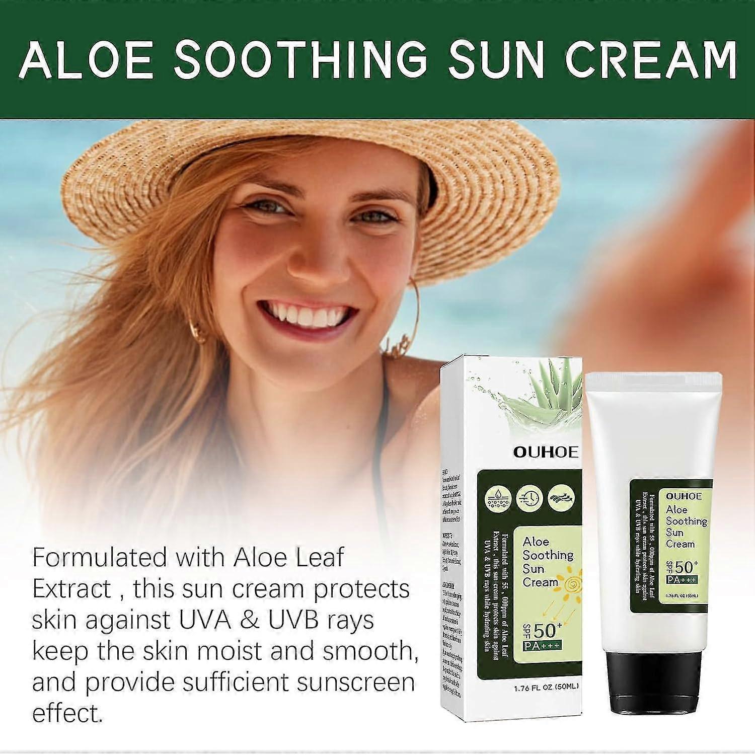 Aloe Vera Soothing Sunscreen SPF 50 PA+++, Aloe Vera Soothing Sunscreen ...