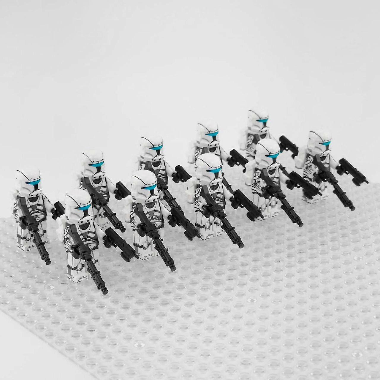 Star Wars Rebublic Clone Commandos White Squad Minifigures Set With ...
