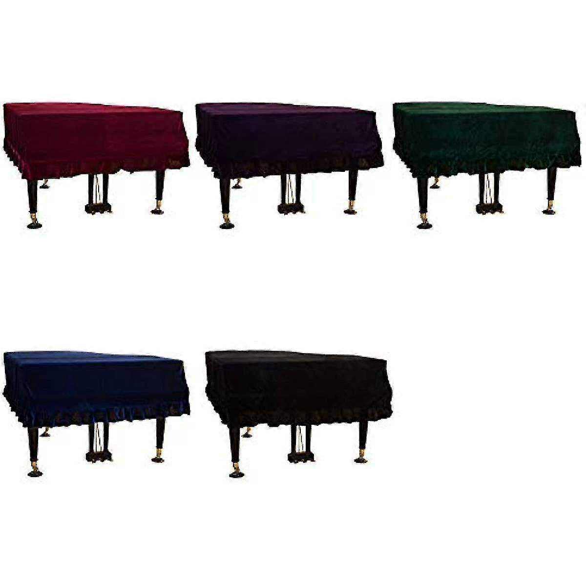 Davevy Grand Piano Cover Classic Universal Grand Piano Cover Decorative ...