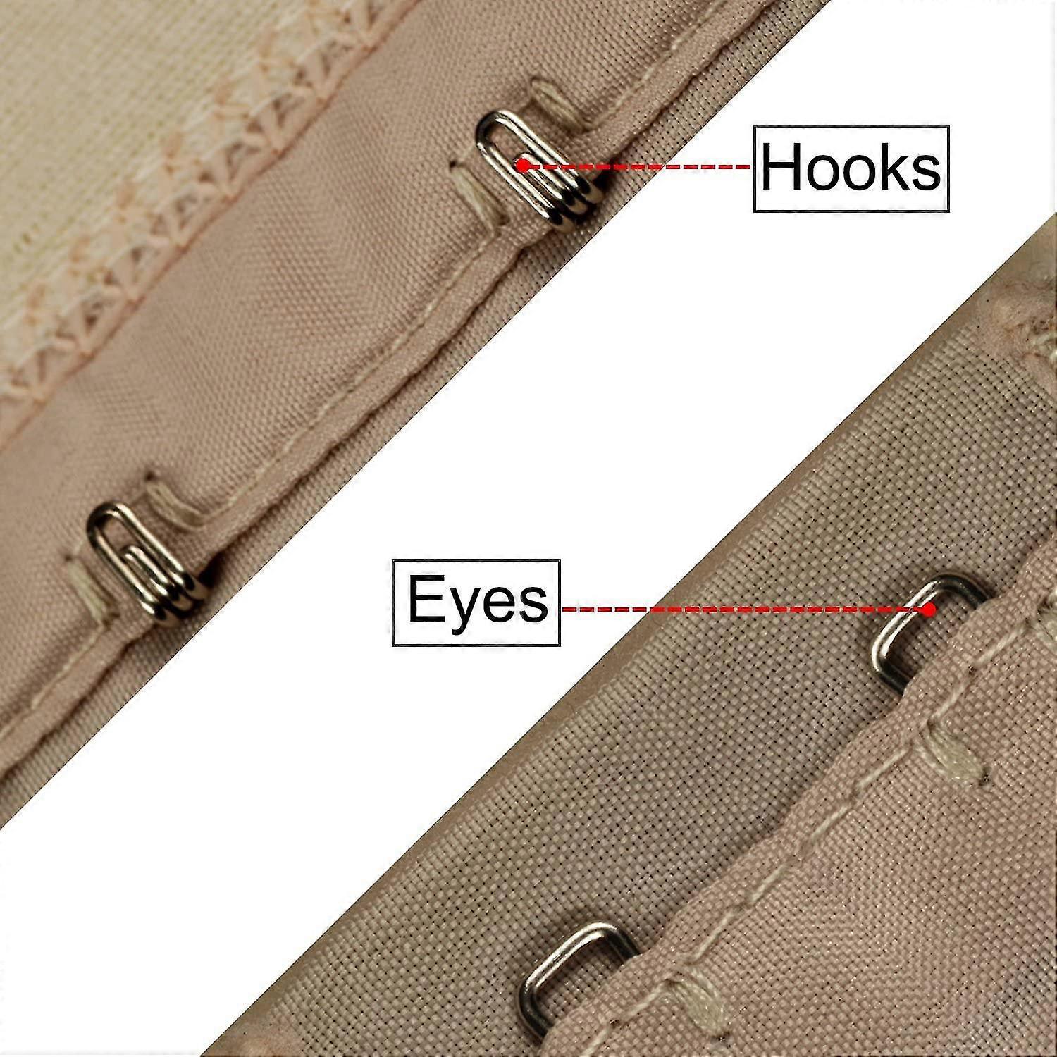 50 Set Sewing Hooks And Eye Closures For Bra And Clothes, Silver And ...