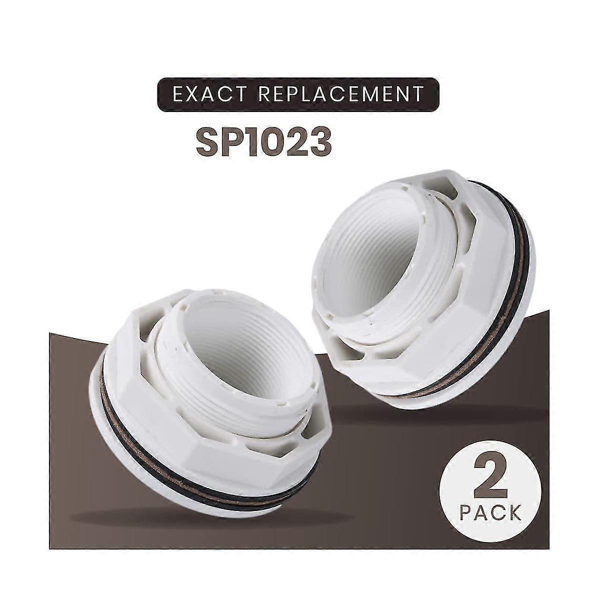 2 Pack 1 1/2inch Above Ground Pool Inlet Return Fitting With Locknut ...