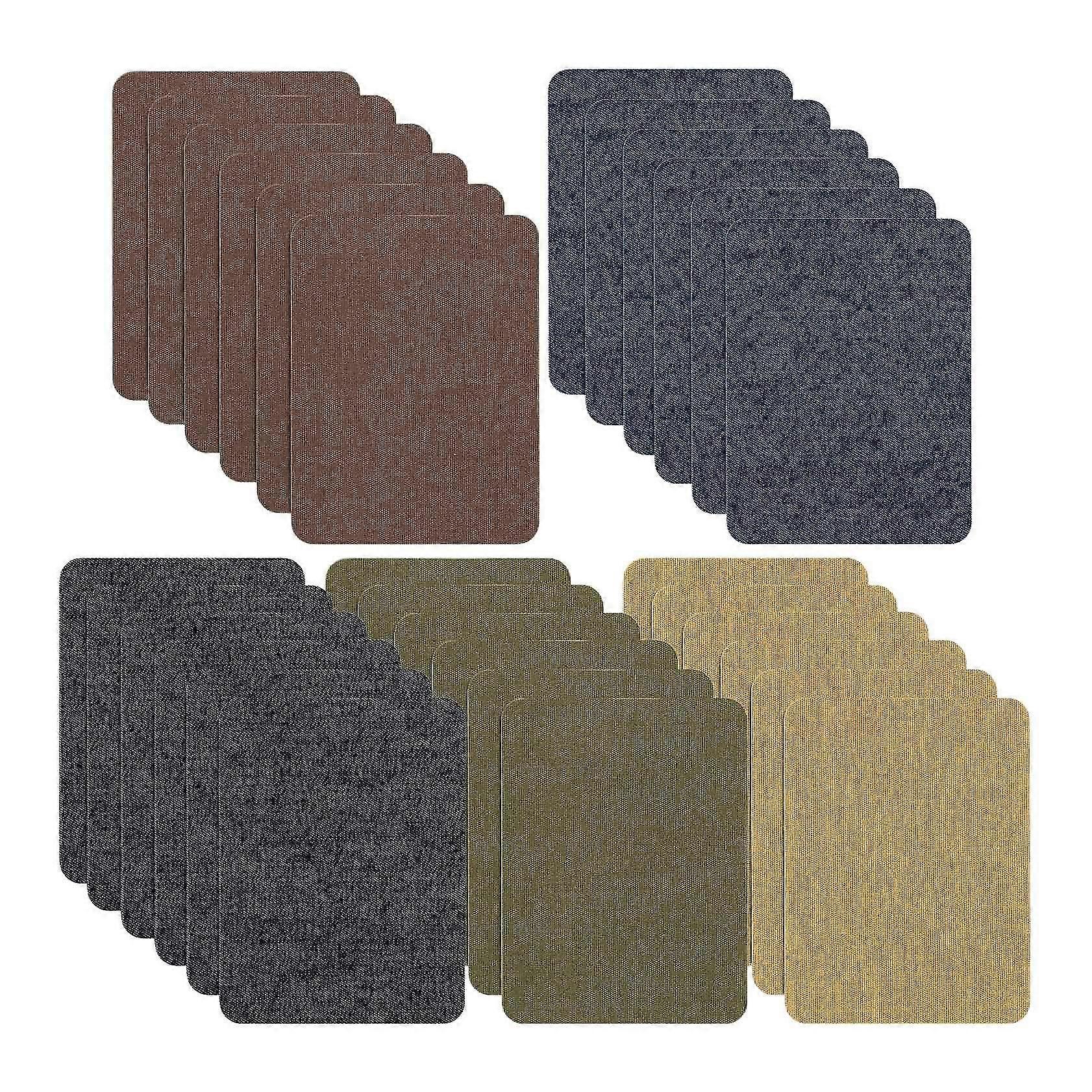 30 Pcs Iron On Patches For Clothing Jeans, Denim Repair Patches Kit Diy ...