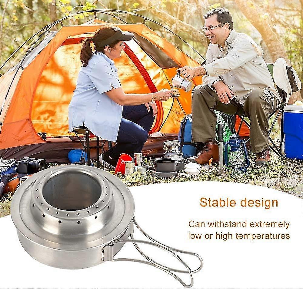 Camping Stove, Mini Alcohol Stove Alcohol Burner With Handle Lid For ...