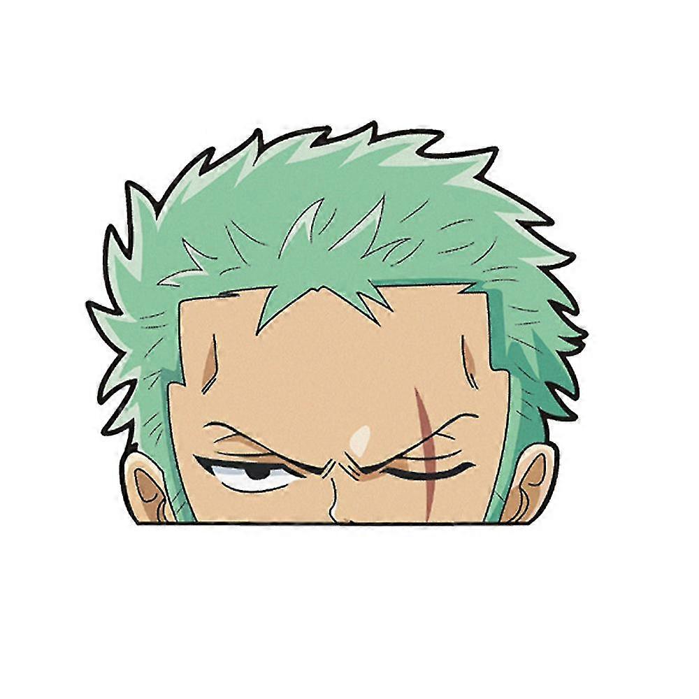 One Piece Luffy Zoro Nami Sanji Peeker Car Sticker Bumper Window Guitar ...