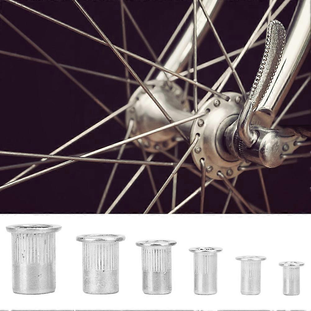 90Pcs Aluminum Rivet Nuts Flat Head Threaded Inserts with M3-M10 Sizes ...