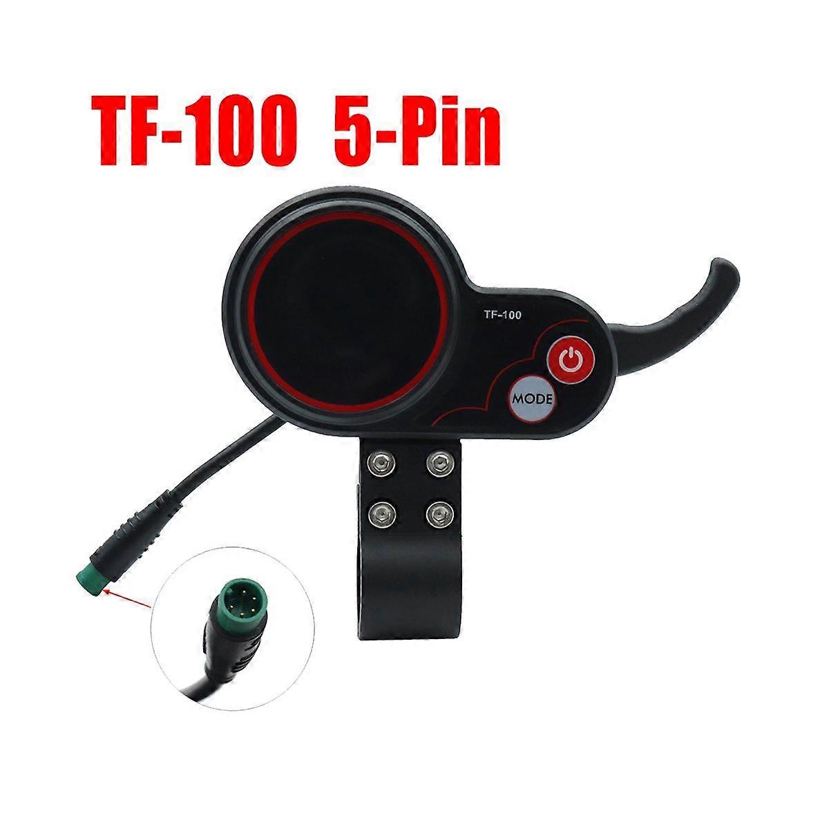 TF-100 Display Dashboard 5Pin+Ignition Lock Key Long Cable Scooter ...