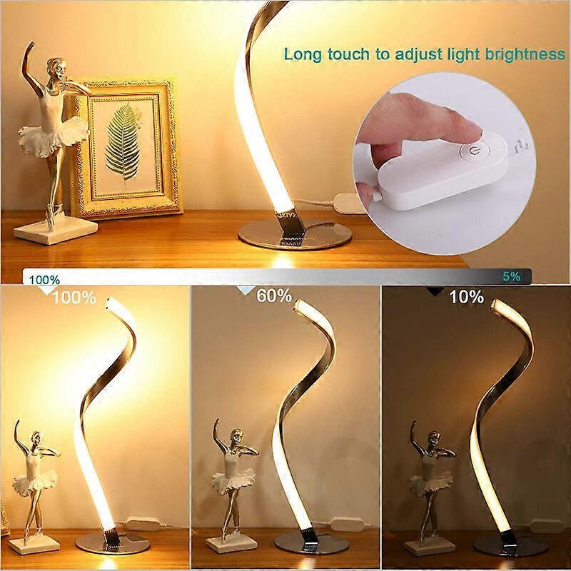 Dimmable LED Bedside Lamp, Touch Desk Lamp (Warm White/White/Neutral ...