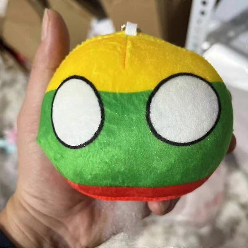 70 Styles 10cm Country Ball Plush Toys Polandball Pendant Country Balls ...