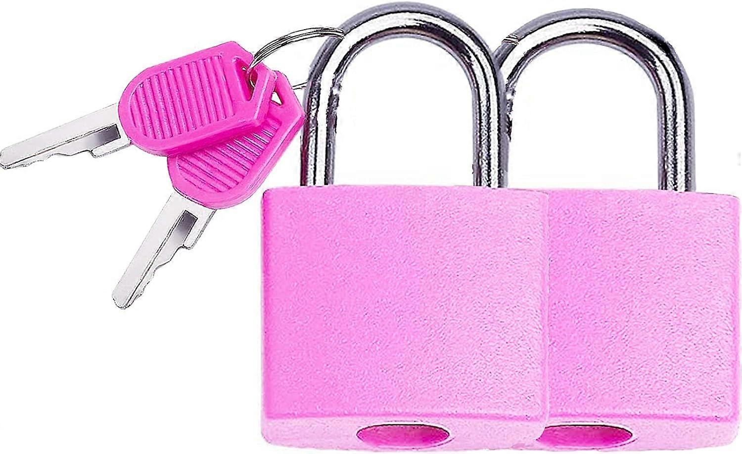 Suitcase Lock with Key - Luggage Padlock Small for Travel Lockers ...