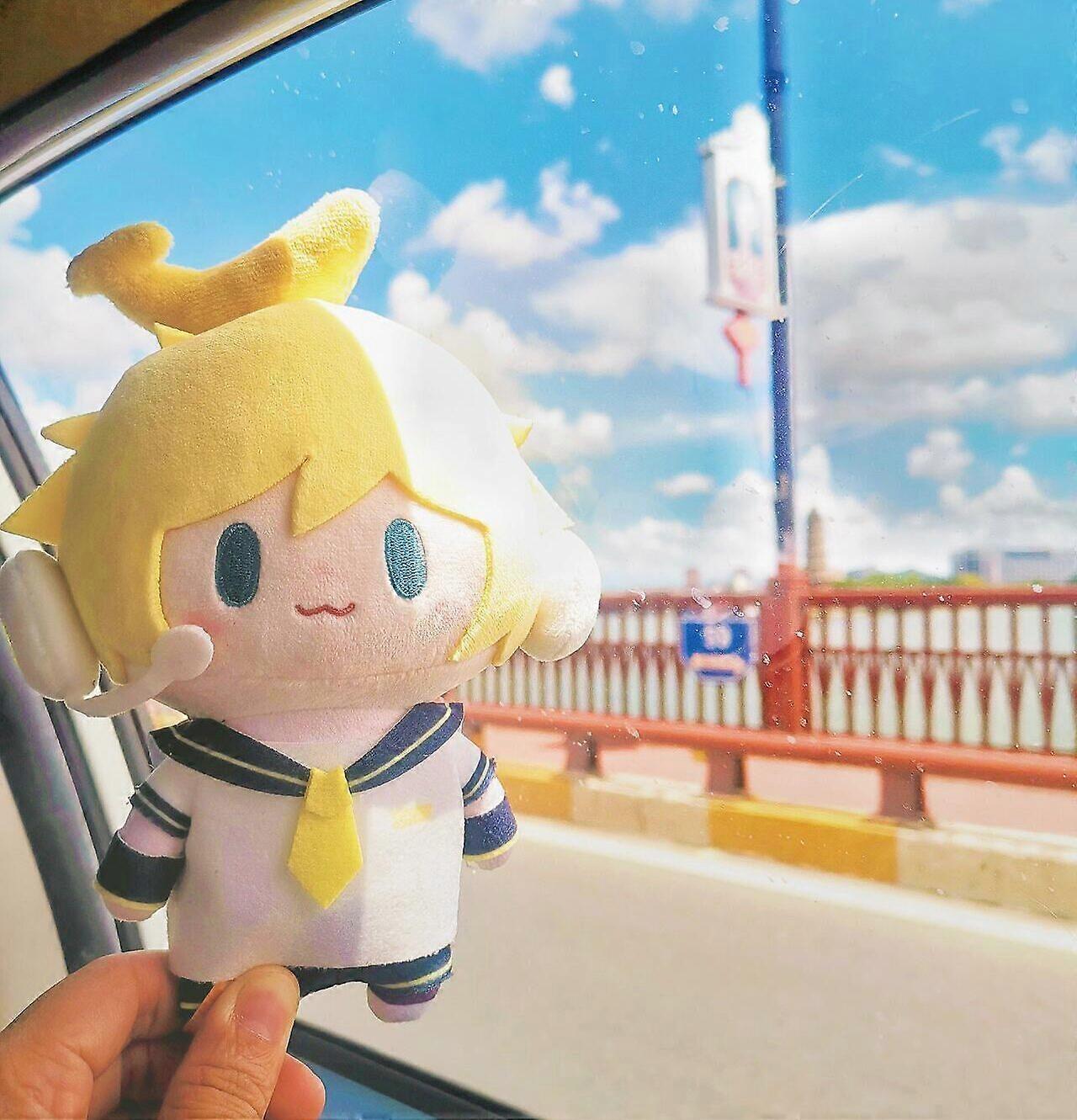 Hatsune Miku Plush Toys Keychain Kagamine Len Rin Backpack Charm Anime ...