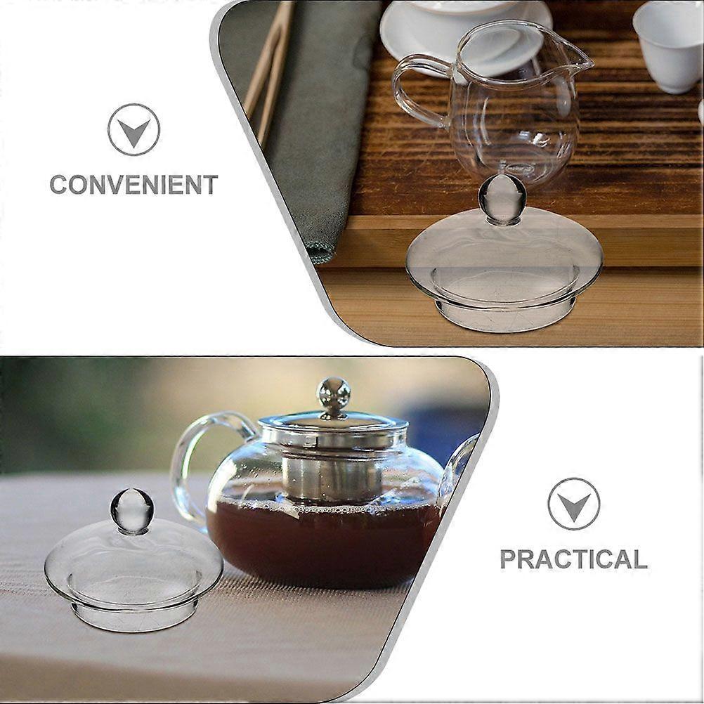 Teapot Lid Replacement Glass Lid Tea Kettle Teapot Lid Heat-resistant ...