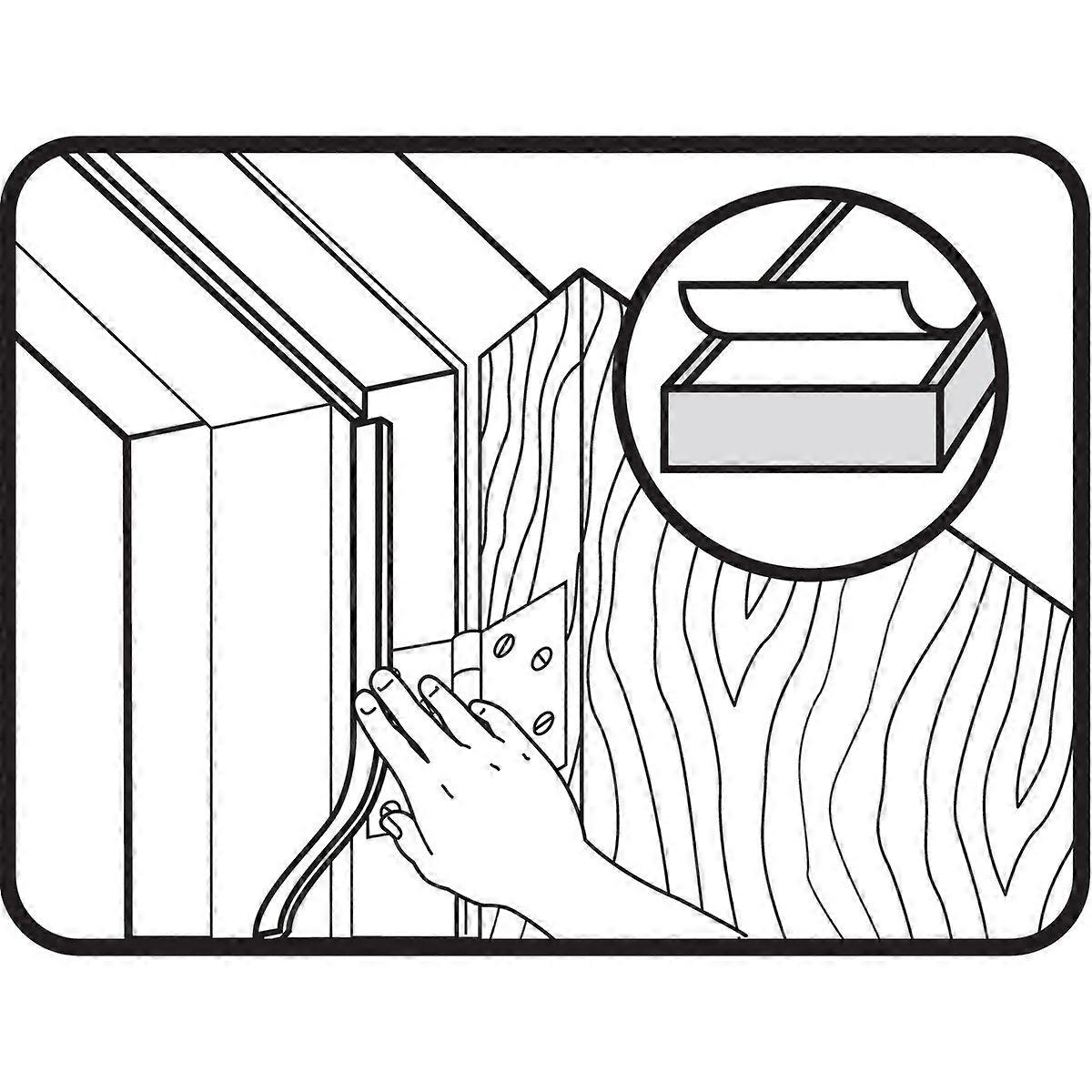 Closed-Cell Weather-Strip for Insulation 3/4 in W X 10 ft L X 1/2 in T ...