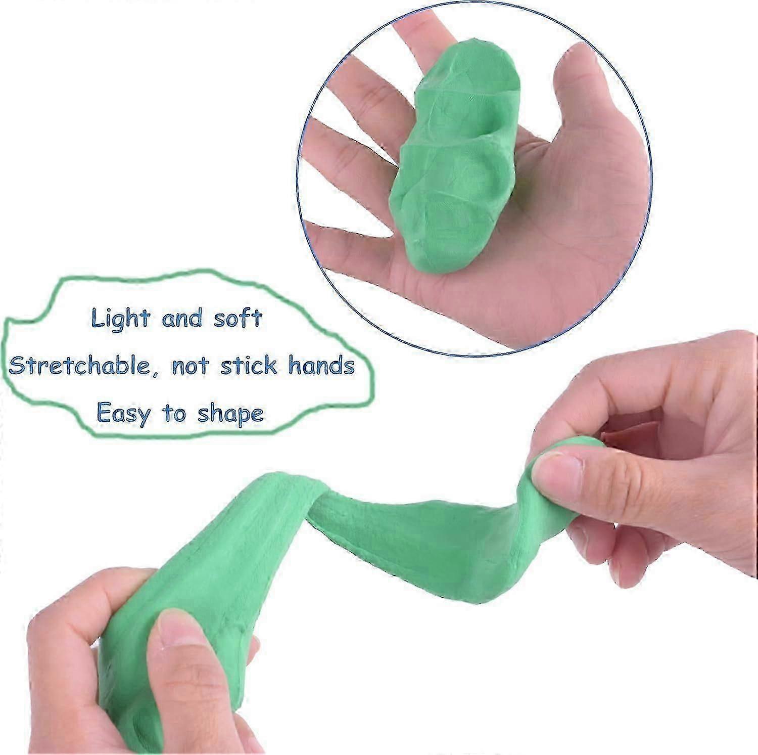 Air Dry Clay, 24 Colors Modeling Clay Kit With 3 Sculpting Tools, Magic ...