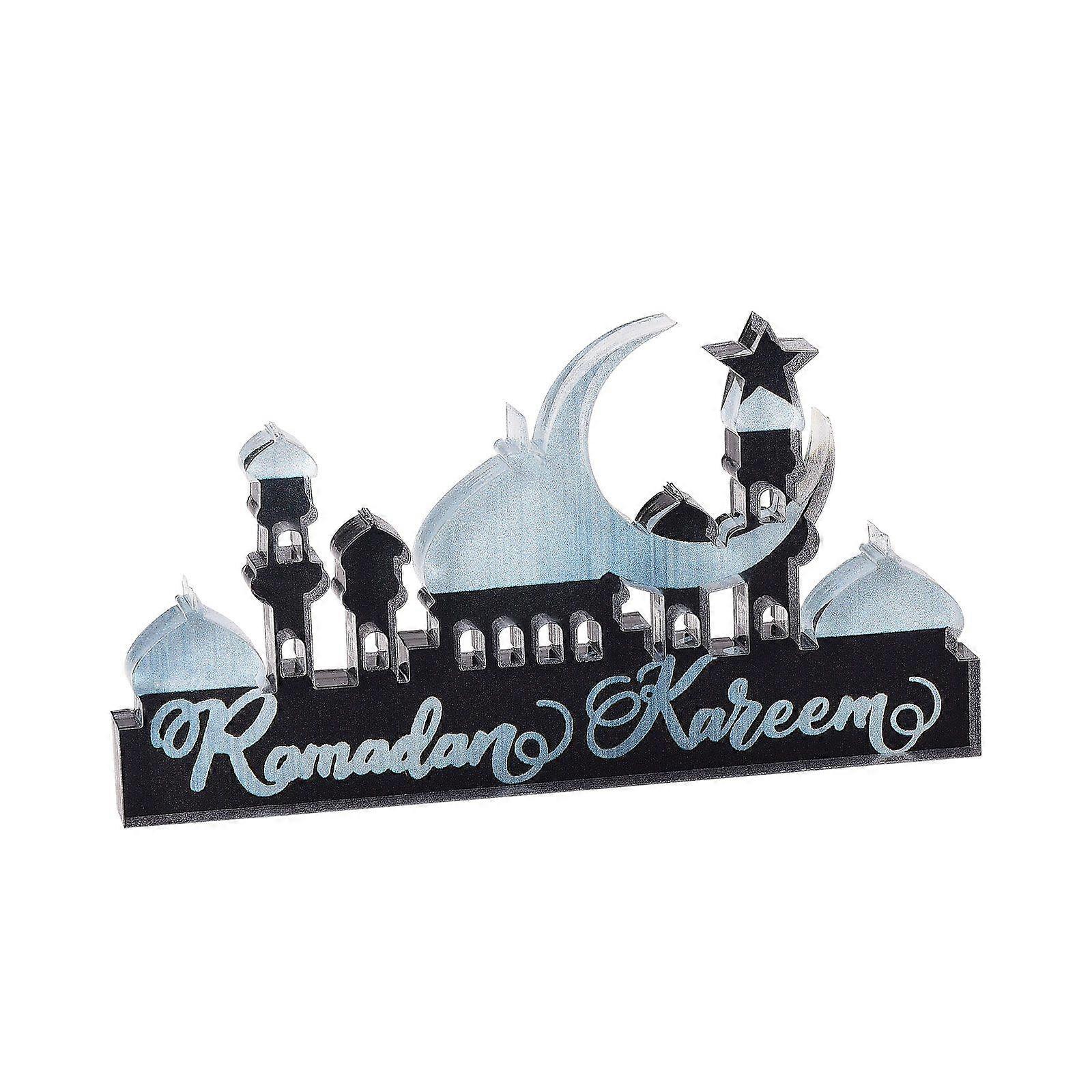EID Mubarak Ramadan Decorations Acrylic Ornament Home Islamic Muslim ...