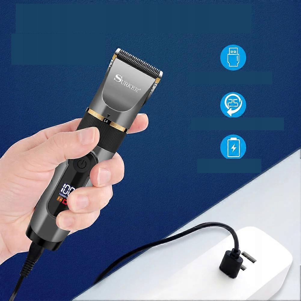 Wireless Cordless Beard Clipper For Men Waterproof | Fruugo UK