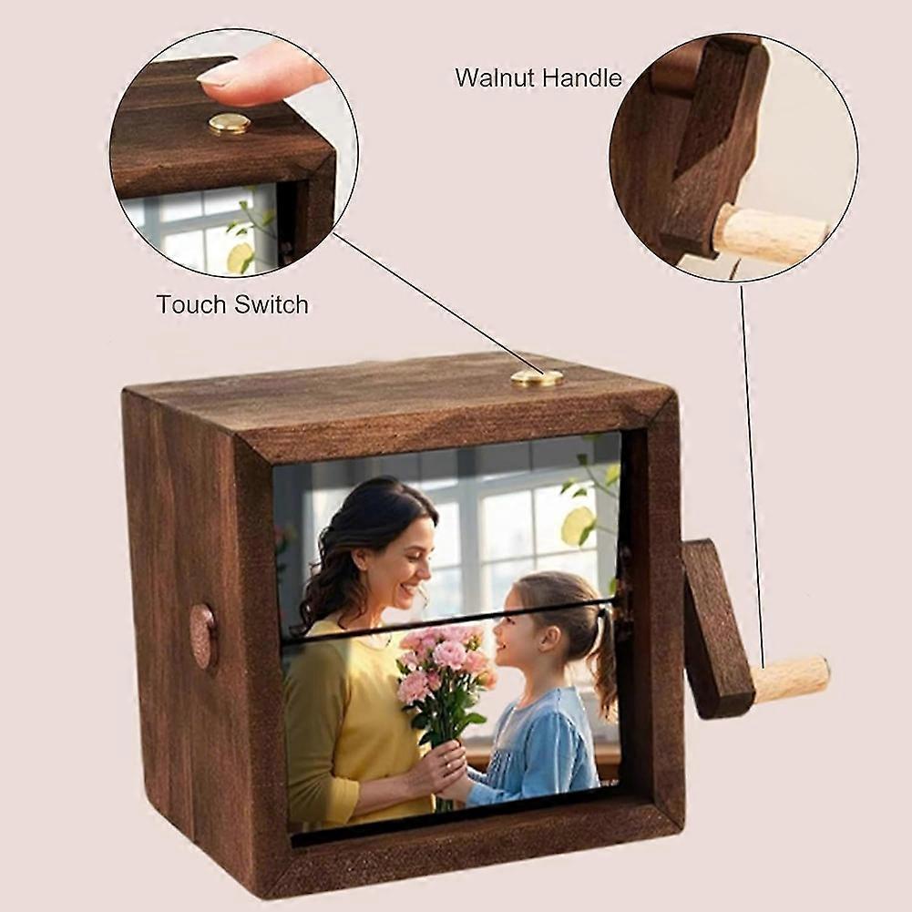 Photo Flipbook Frame, Hand-Cranked Animation Box, Mechanical Picture ...