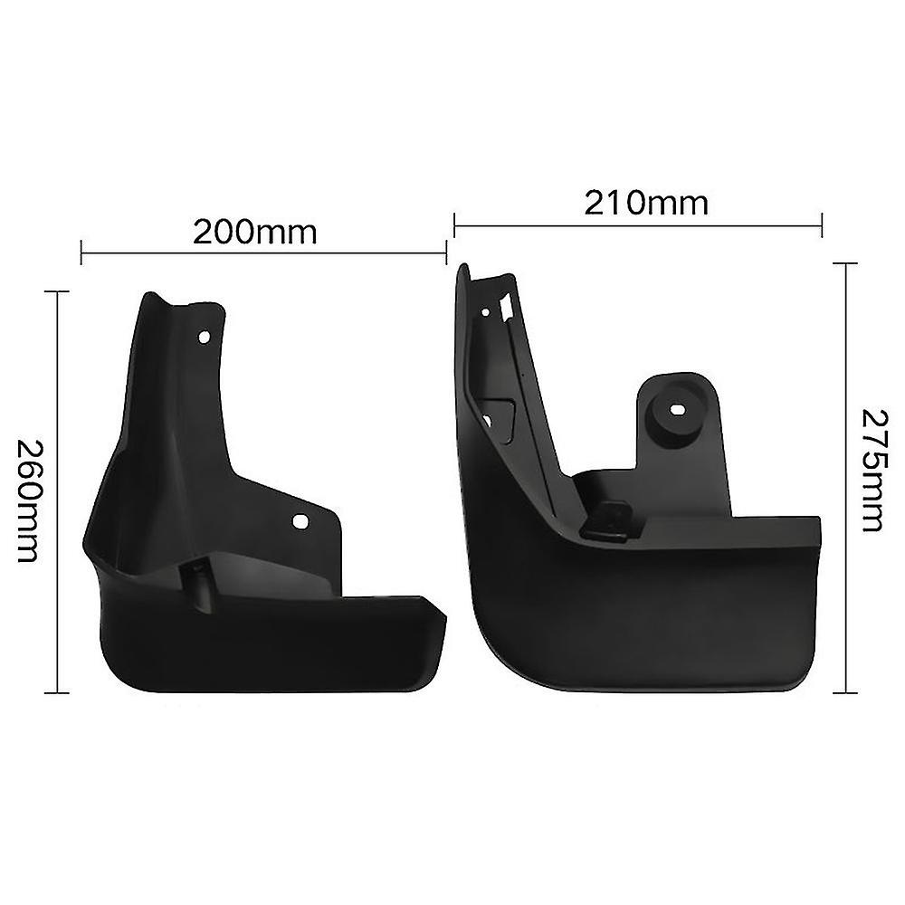 4pcs Mudflap Compatible Toyota Raize Rocky 2020-2021 Fender Mud Flaps ...