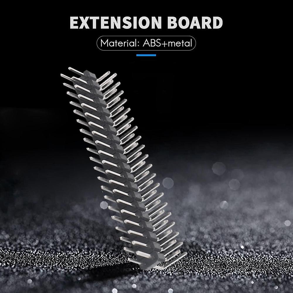 12pcs 40 Pin Gpio Header Kit 20x2 Pins Right Angle Gpio Header Socket ...