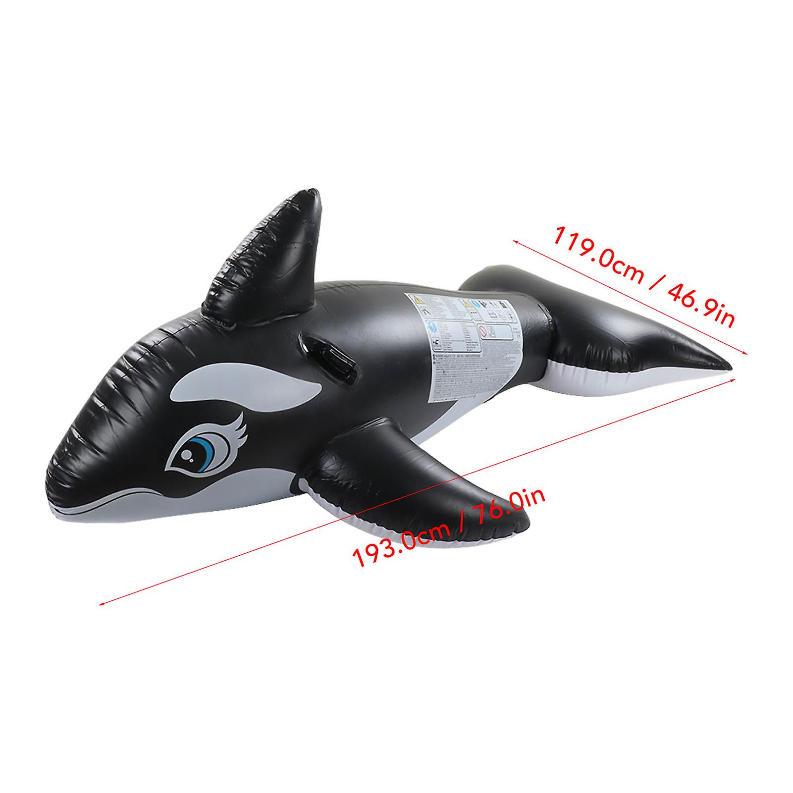 Big Whale Float Pvc Quick Inflate Ergonomic Whale Inflatable Pool Float ...