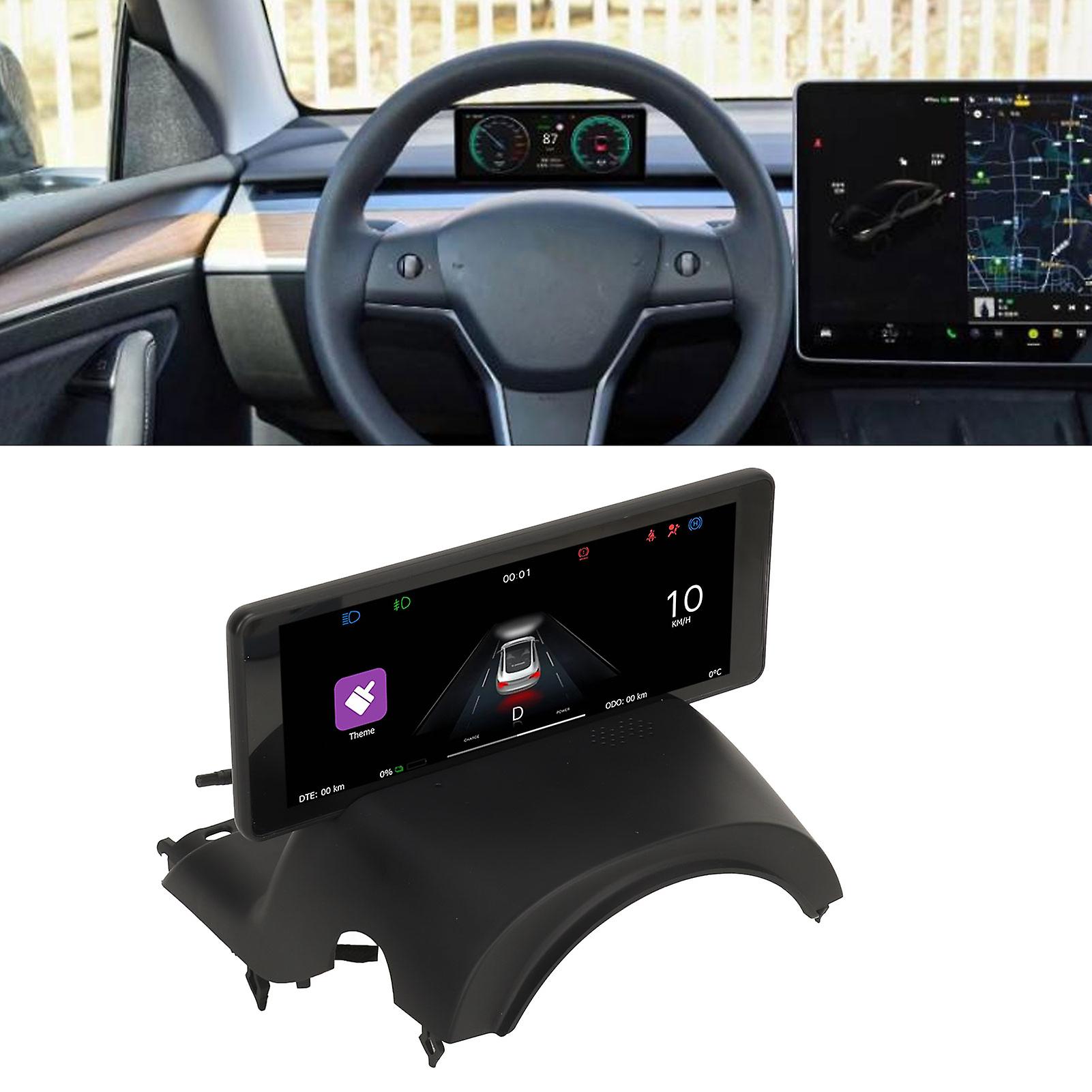 6.86 Inch Car Dashboard Display 1280x480 Overspeed Alerts HUD Dashboard ...