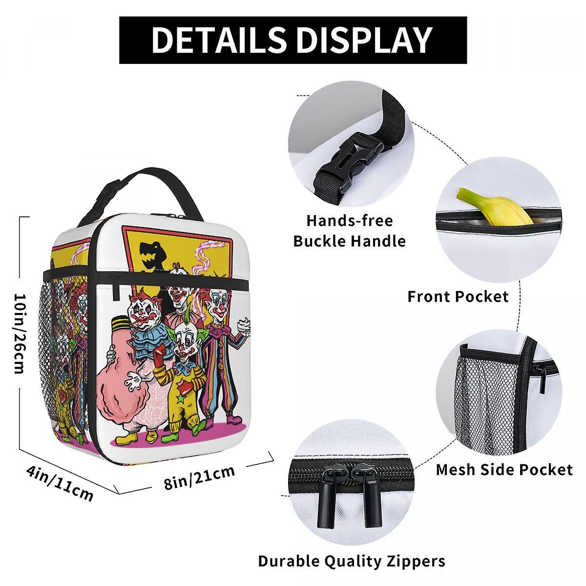 Killer Klowns From Outer Space Thermal Insulated Lunch Bag Outdoor ...