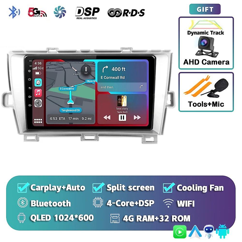 Android 13 Carplay Auto For Toyota Prius Xw30 2009 -2013 2014 2015 Car ...