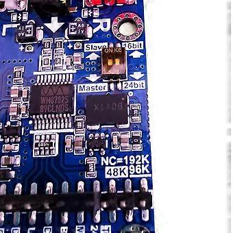 I2S ADC Audio I2S Acquisition Card Module Master/Slave Mode 24Bit 192K ...