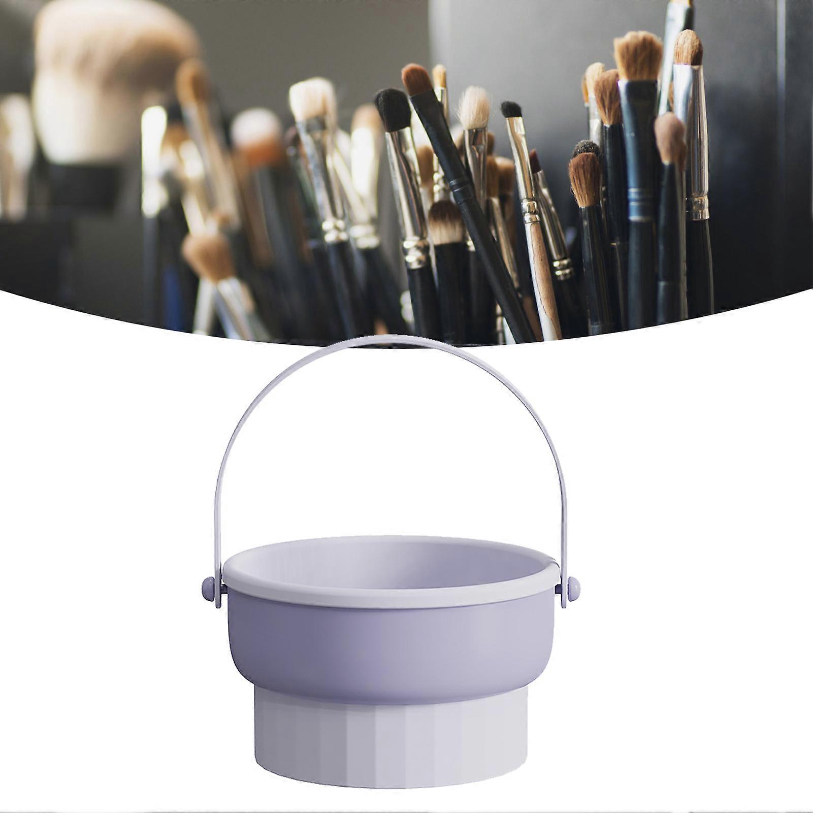 Makeup Brush Cleaning Rack 3 In 1 Storage Box Hanging Dry Rack For Make ...