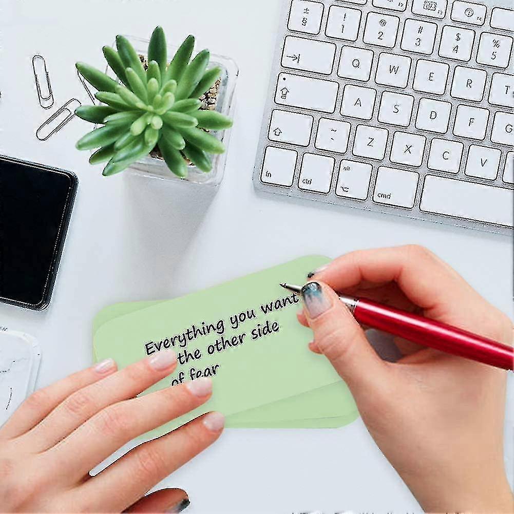 Flash Cards, 6 Pack 300 Revision Cards Index Cards Mini Notepads Blank ...