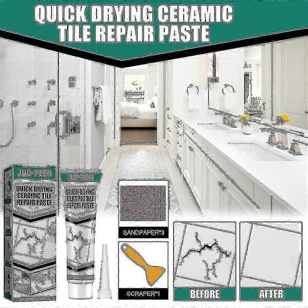 100ml Tile Repair Paste Crack Repair Ceramic Tile Quick Drying Adhesive ...