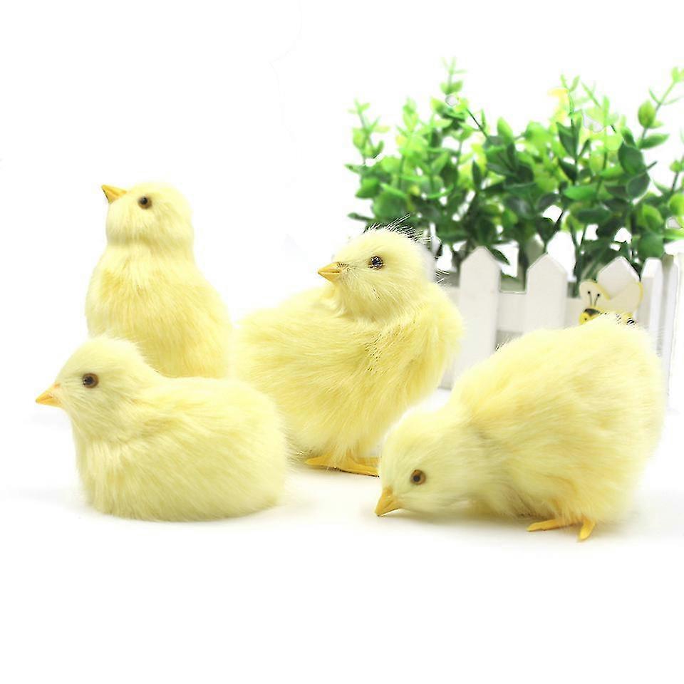 Chick Toy With Crowing Mock Chick Easter Decoration Diy Miniature ...