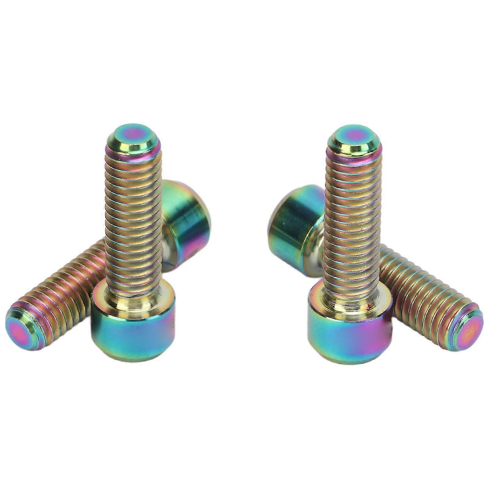 RISK Titanium Alloy M6 X 20mm Disc Brake Caliper Fixed Screw for ...