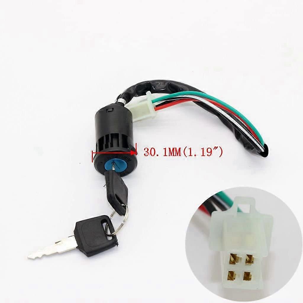 4 Wire Ignition Switch Key for 50Cc 110Cc 125Cc 250Cc Quad Dirt Bike ...