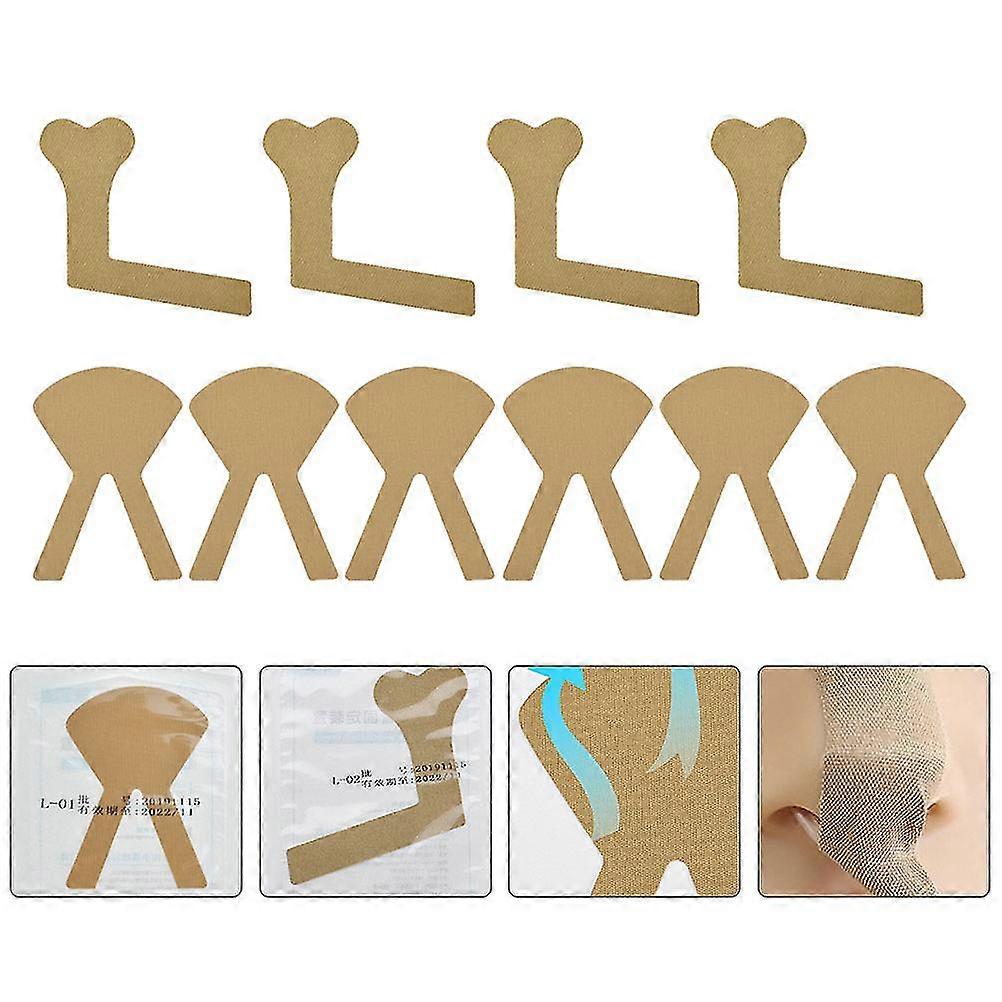 12 Pcs Face Stickers Nasal Tube Stickers Feeding Tube Fastener Feeding ...