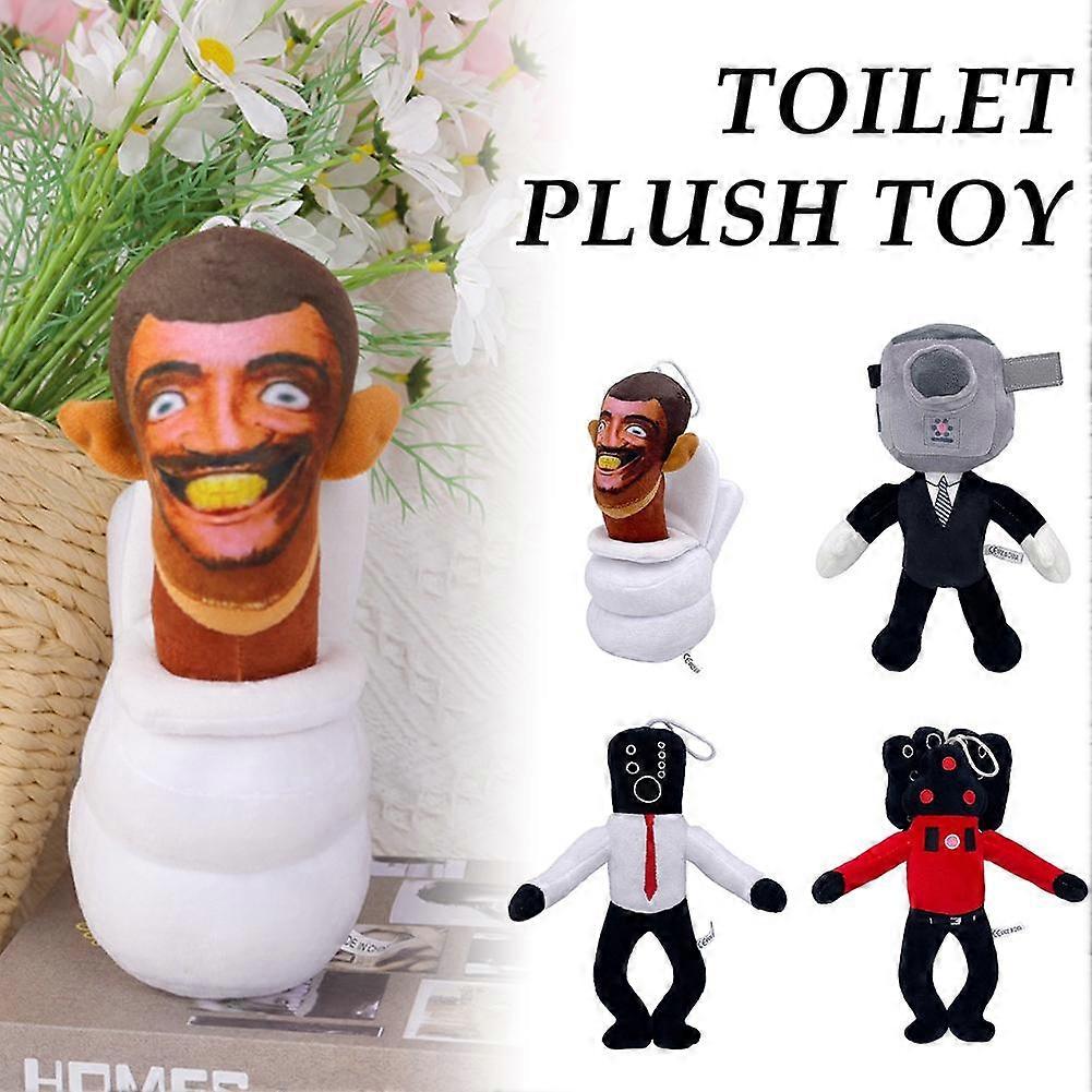 Skibidi Toalett Plysch Fyllda Dockor Prank Spel Rekvisita Rolig Present ...