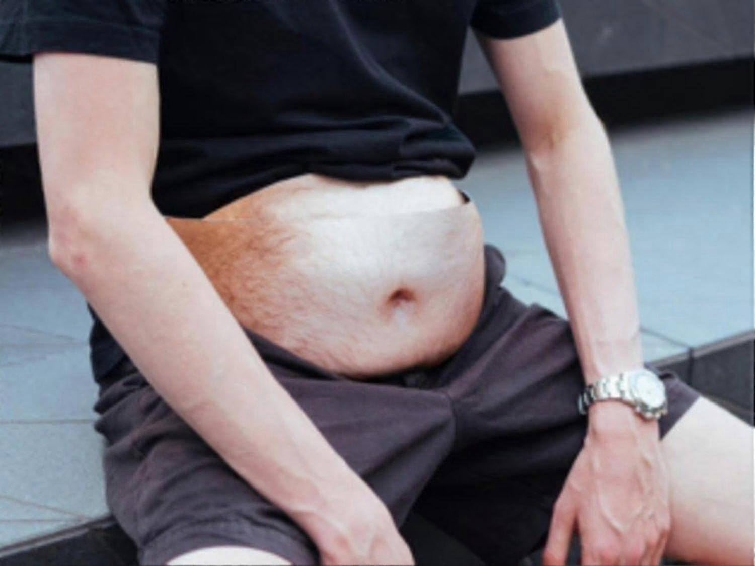 3d Belly Waist Bag Fake Belly Bag | Fruugo UK