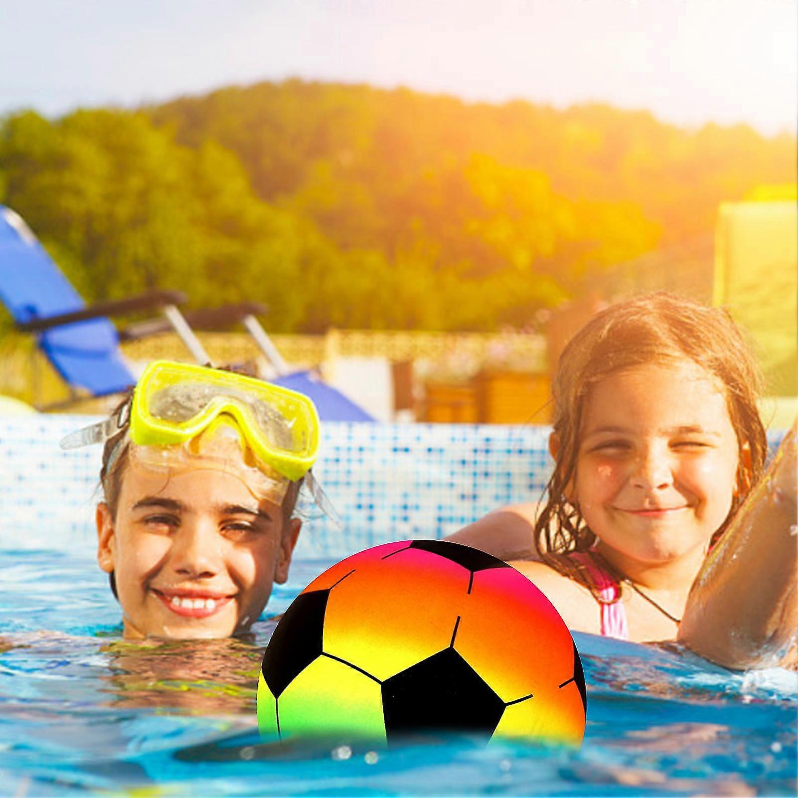 Iatable Beach Balls Swimming Pool Toys Ball Rainbow Beach Balls ...