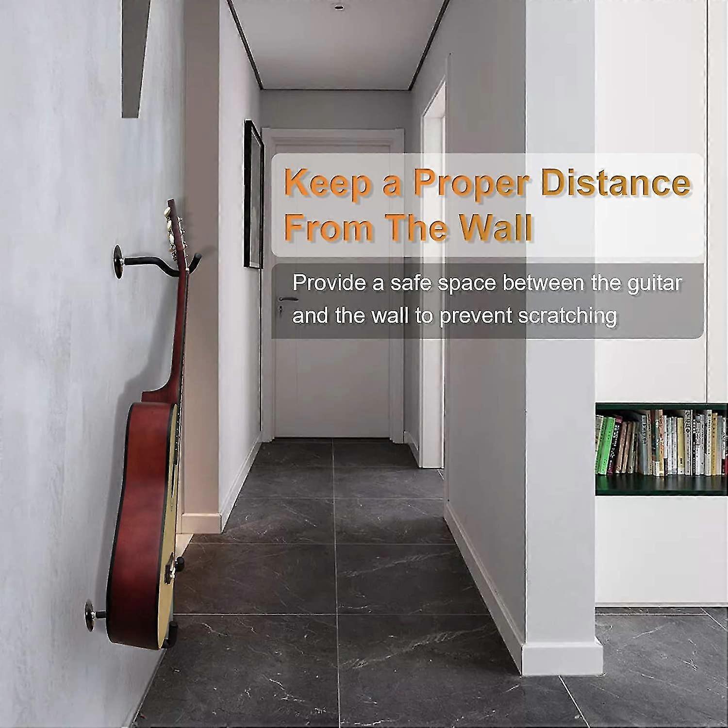 Horizontal Guitar Wall Mount, Acoustic Electric Classical Guitar Stand ...